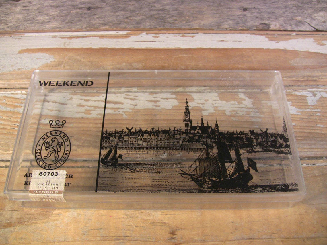 Vintage Decorative Plastic Box Cigar Humidor Storage Weekend - Etsy