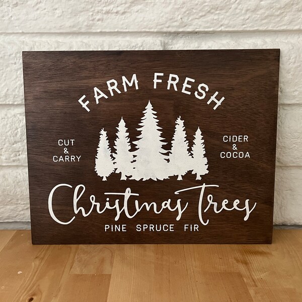 Tree Farm Sign - Etsy