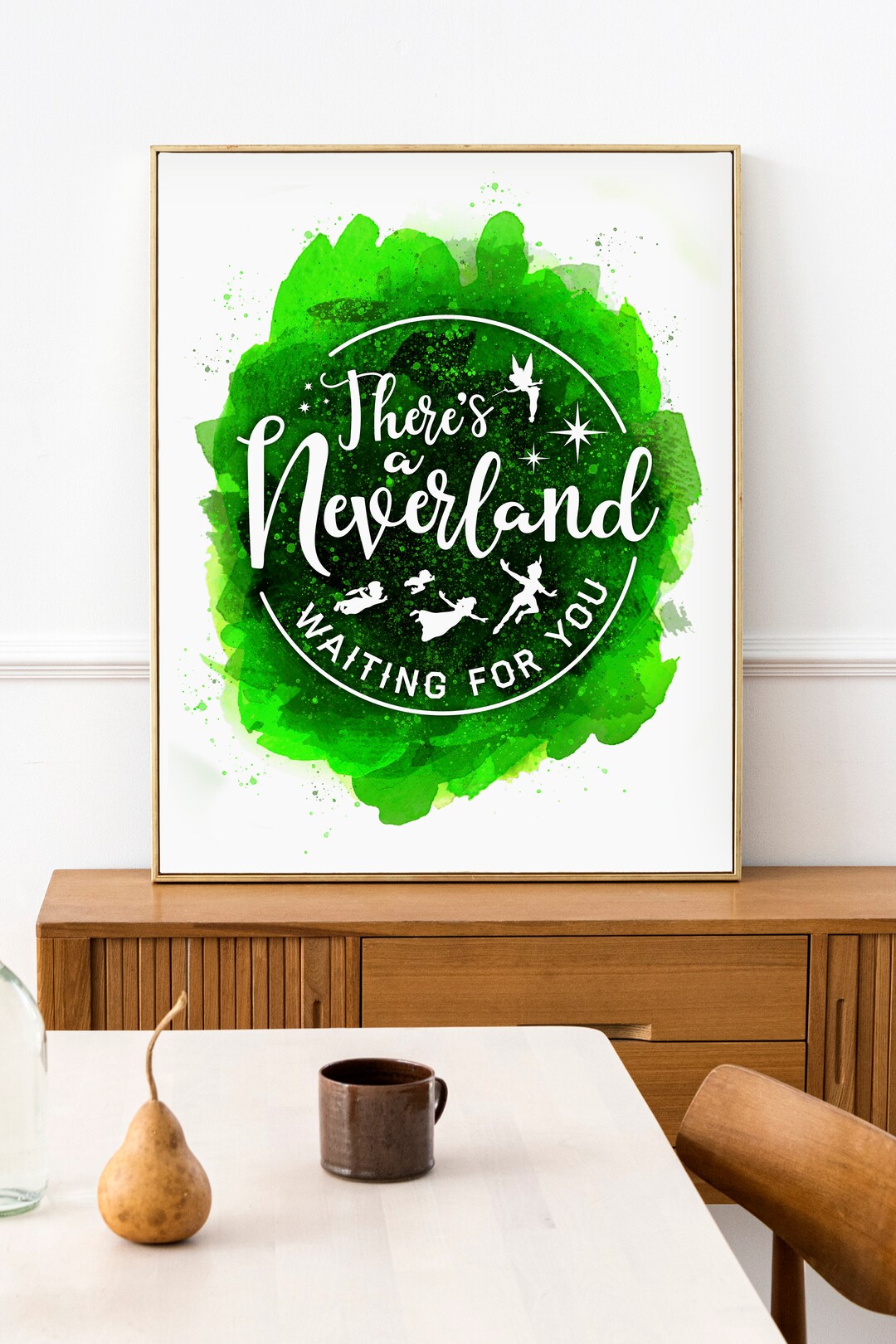 Neverland Watercolor | Watercolor Print | Neverland Artwork | Peter Pan ...