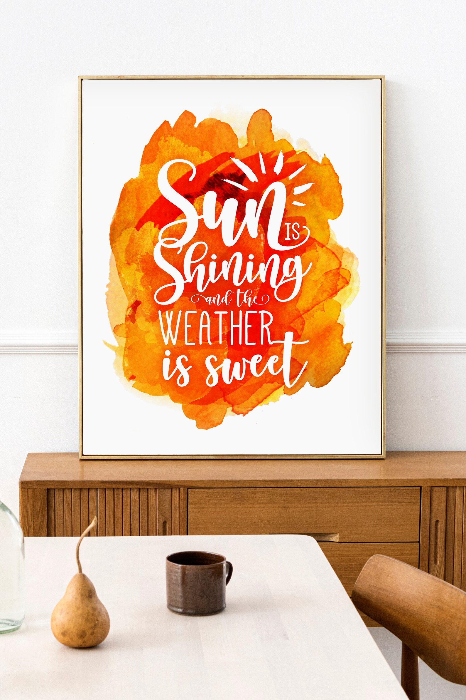 Sun is Shining and the Weather is Sweet | Watercolor Print | Reggae Art ...