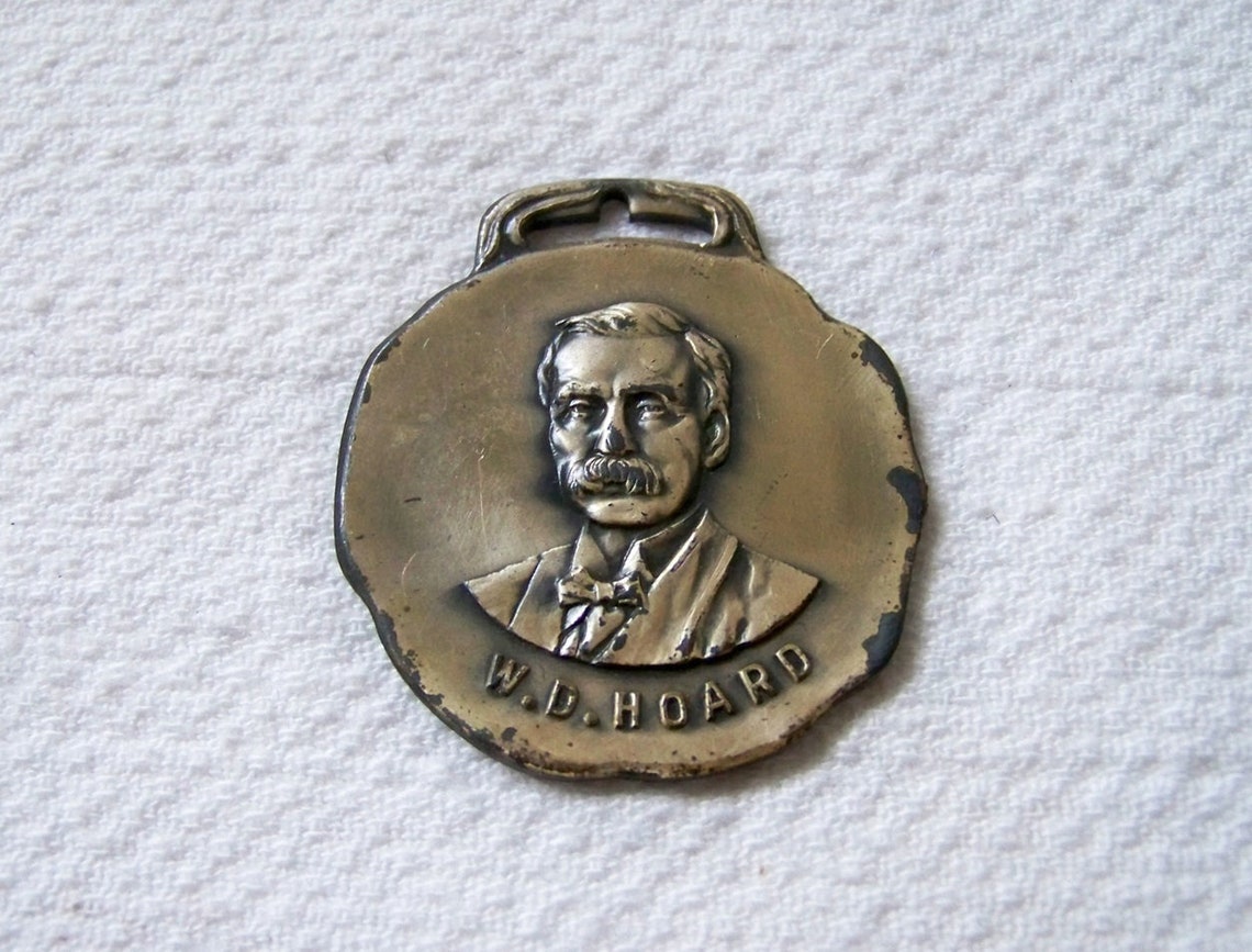 Vtg/antique W.D. HOARD Hoard's Dairyman Juniors Club OFFICIAL BADGE ...