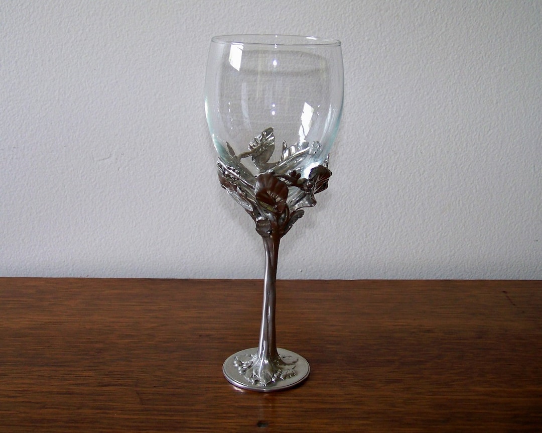 Beautiful Circa 1980's Artist CASTOR COOPER Signed Pewter Stem Single ...