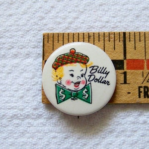Vintage 1950s BILLY DOLLAR Scottish Rich Kid Bowtie Cartoon Character ...