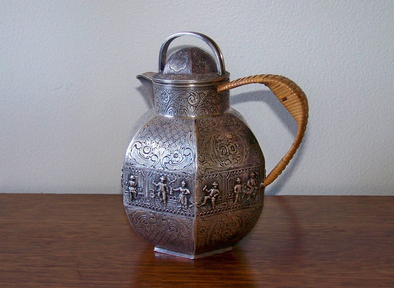 Antique E.G. WEBSTER & SON Hallmarked Ornate Repousse' and Chased ...