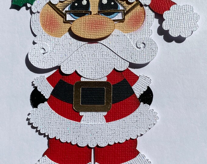 Santa's Magic Key Paper Piecing Die Cut Scrapbook Embellishment Set - Etsy