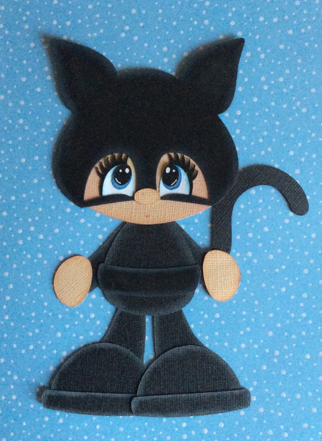 Cat Costume Paper Piecing Scrapbook Embellishment - Etsy