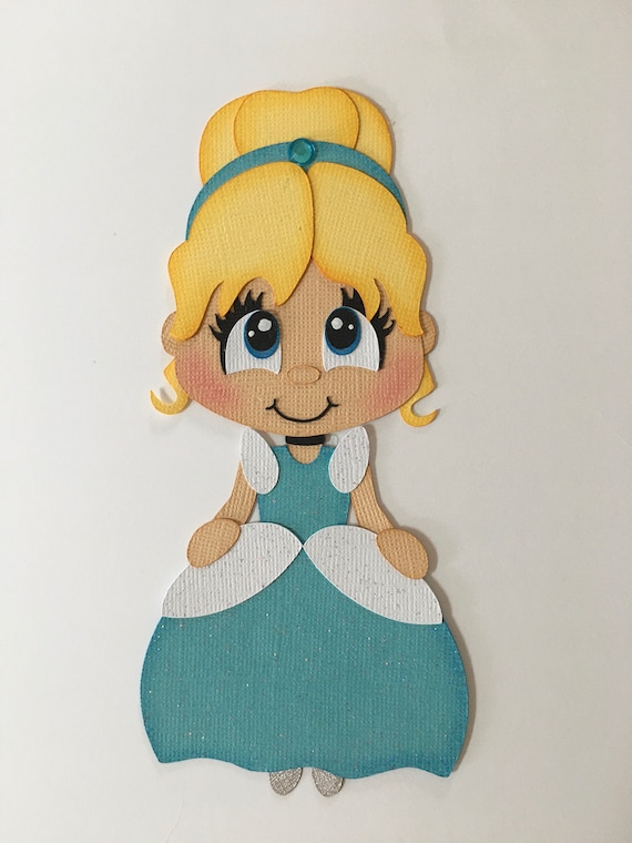 Princess Cindy Paper Piecing Die Cut Scrapbook Embellishment - Etsy