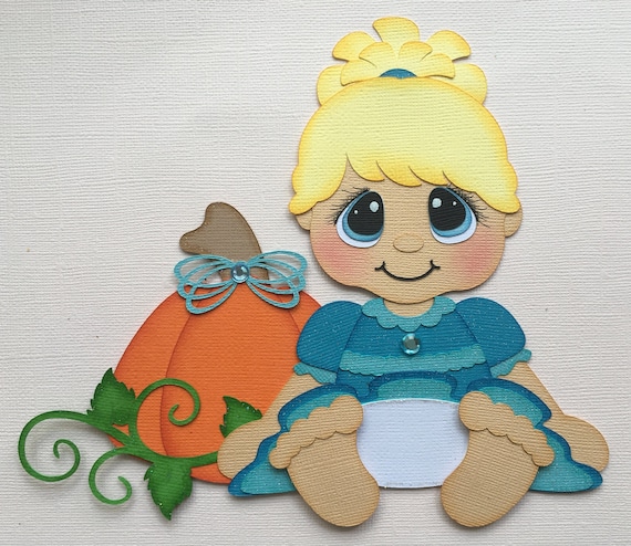 Baby Cindy Paper Piecing Die Cut Scrapbook Embellishment | Etsy