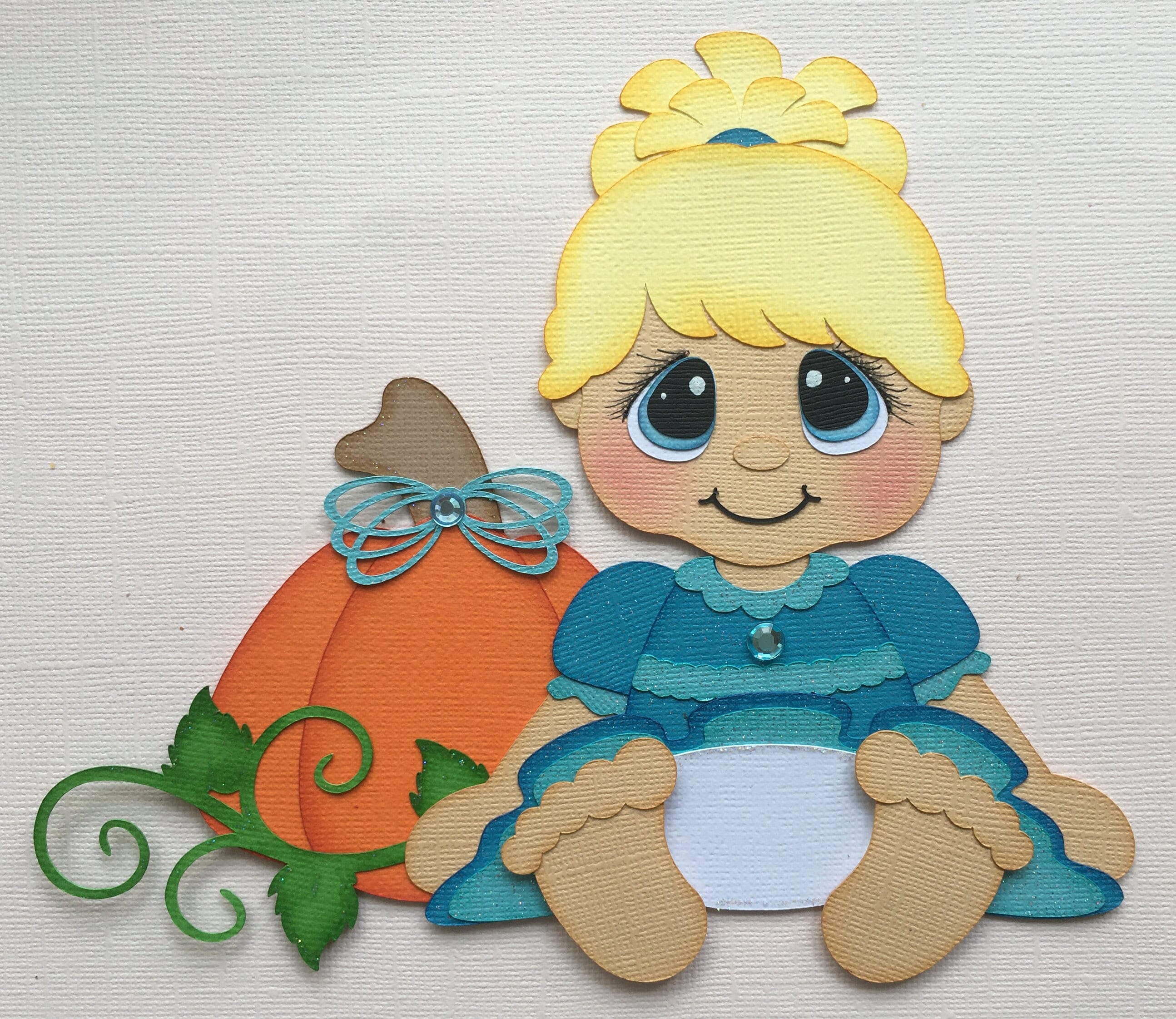 Baby Cindy Paper Piecing Die Cut Scrapbook Embellishment - Etsy