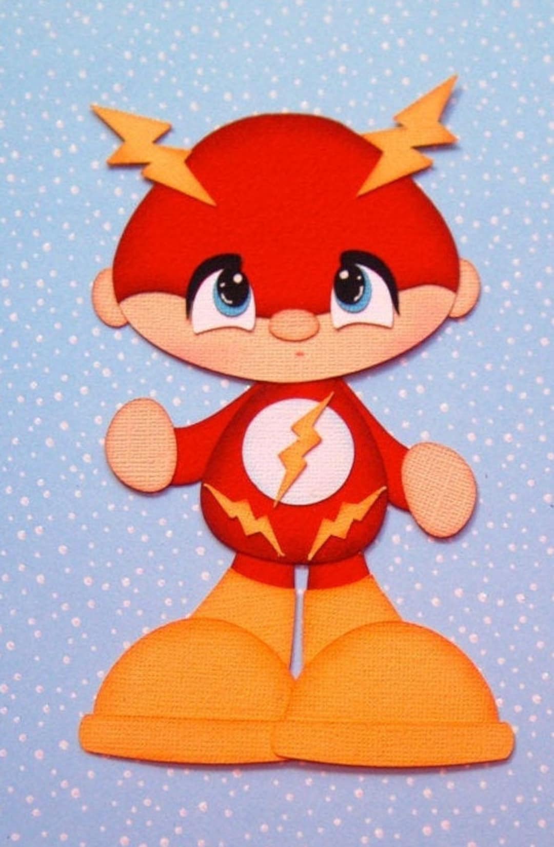 Super Hero Paper Piecing Die Cut Scrapbook Embellishment - Etsy