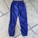Vintage 90s Colombia Cobalt Blue Track Pants Joggers Nylon Workout Size ...