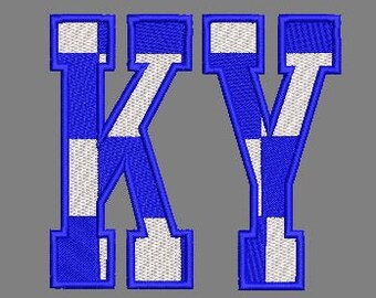 Kentucky State Map Machine Embroidery Design, Kentucky State Embroidery ...