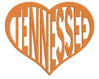 Tennessee Outline Embroidery Design 6 SIZES Machine - Etsy
