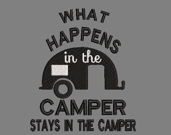 Camping Life Machine Embroidery Design / Camping Women / Messy Bun Mom ...