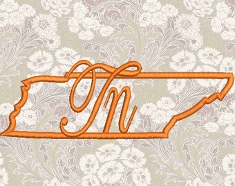 Tennessee Outline Embroidery Design 6 SIZES Machine - Etsy