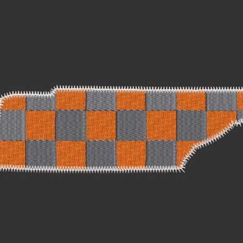 Tennessee Embroidery Design Satin Stitch Script With State in - Etsy