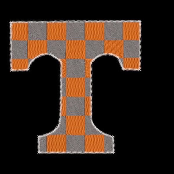 Tennessee T Embroidery Design - Etsy