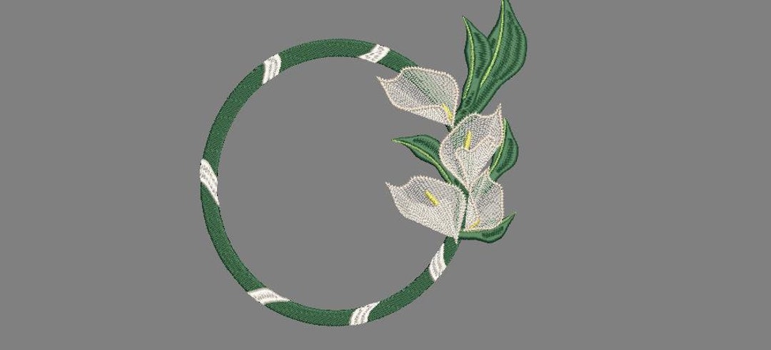 Lily Machine Embroidery Design - Etsy