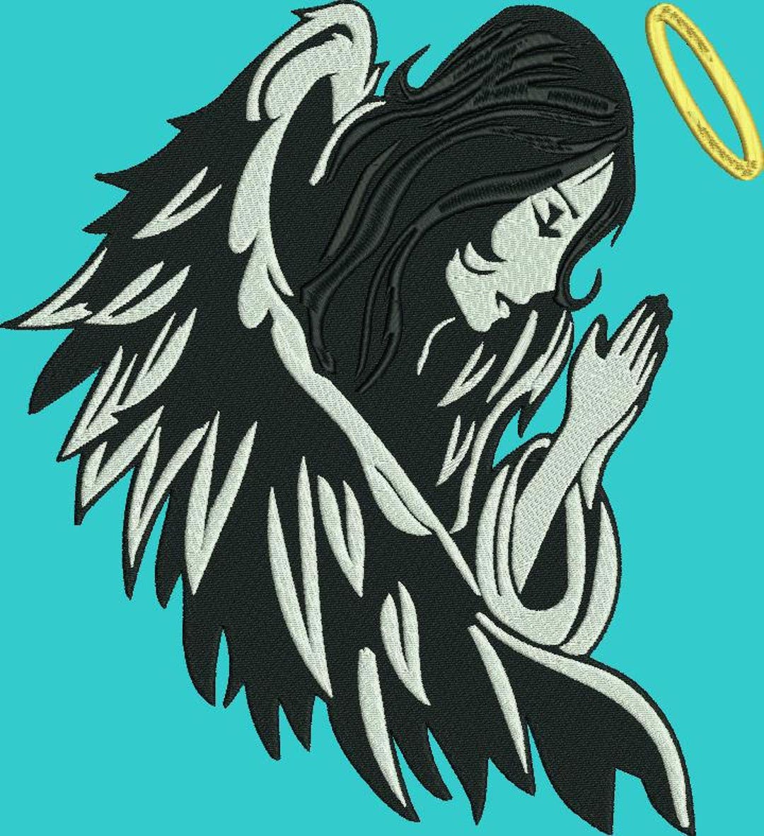 Angel Machine Embroidery Design - Etsy