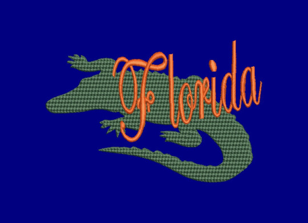 Florida State Machine Embroidery Design - Etsy Ireland