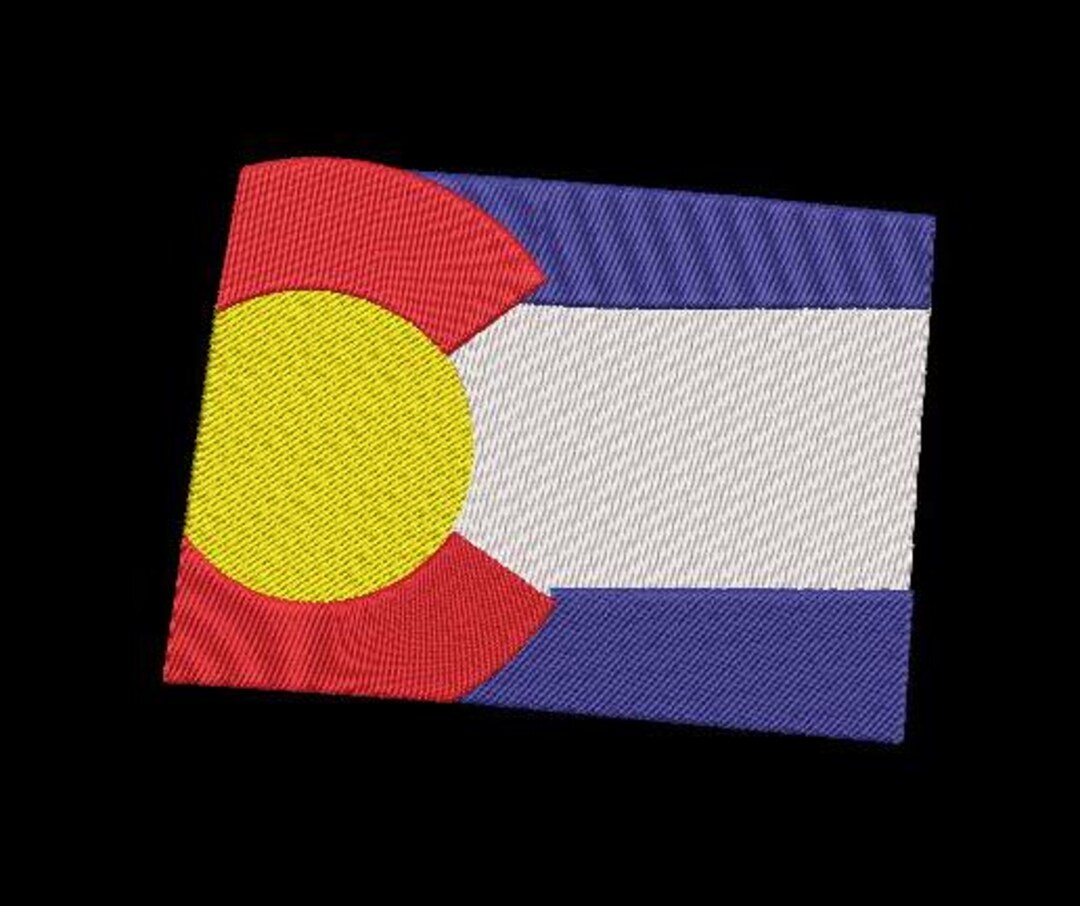 Colorado Machine Embroidery Design-5 Sizes - Etsy