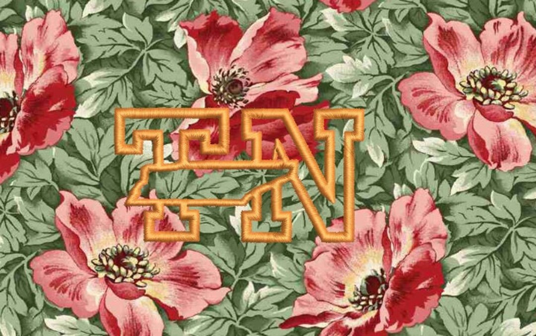 Tennessee Applique Machine Embroidery Design - Etsy