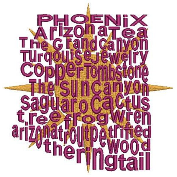 University of Arizona Embroidery Design - Etsy