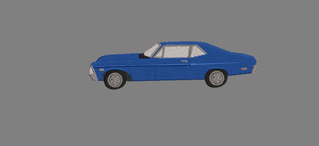 Chevy Machine Embroidery Design - Etsy
