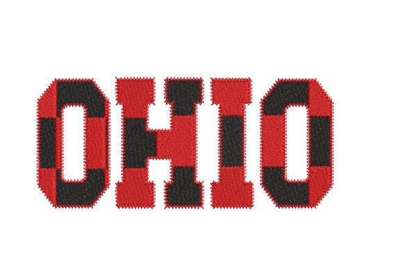 Ohio Machine Embroidery Design | Etsy