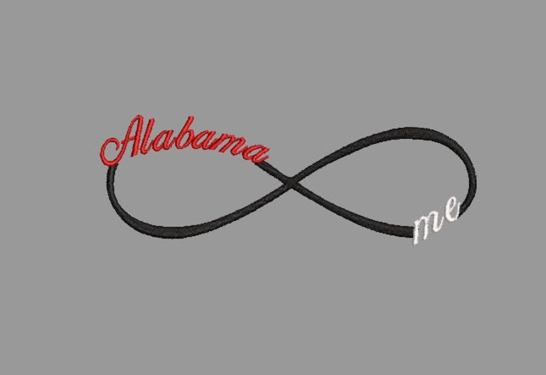 Alabama Machine Embroidery Design - Etsy