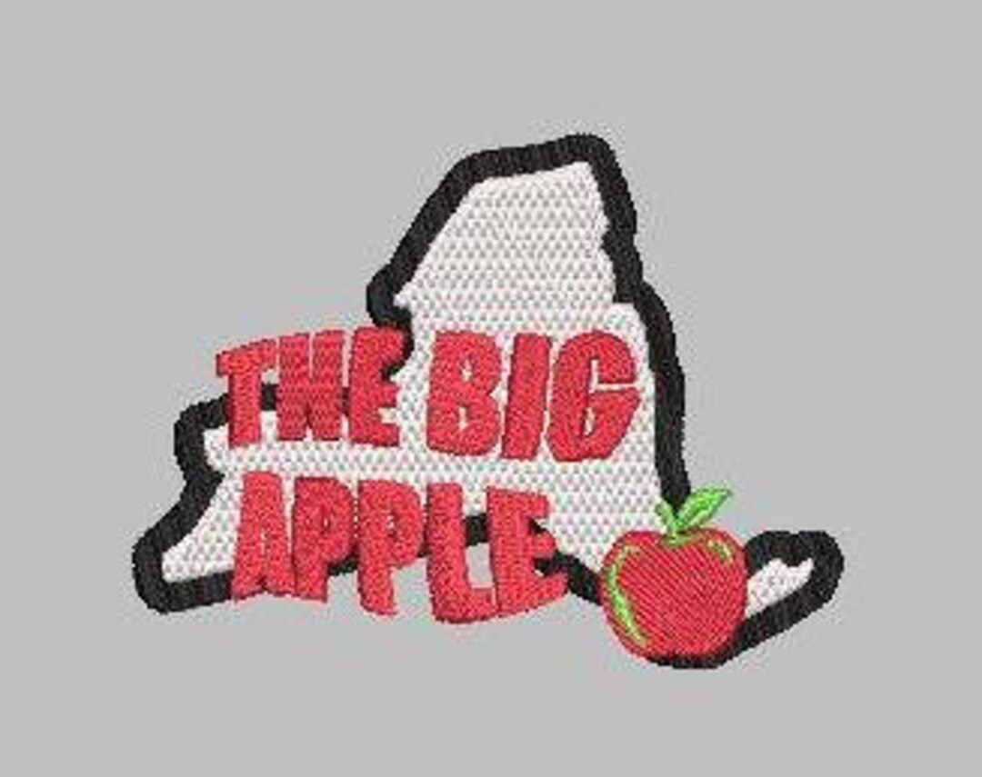 New York Machine Embroidery Design-4 Sizes - Etsy