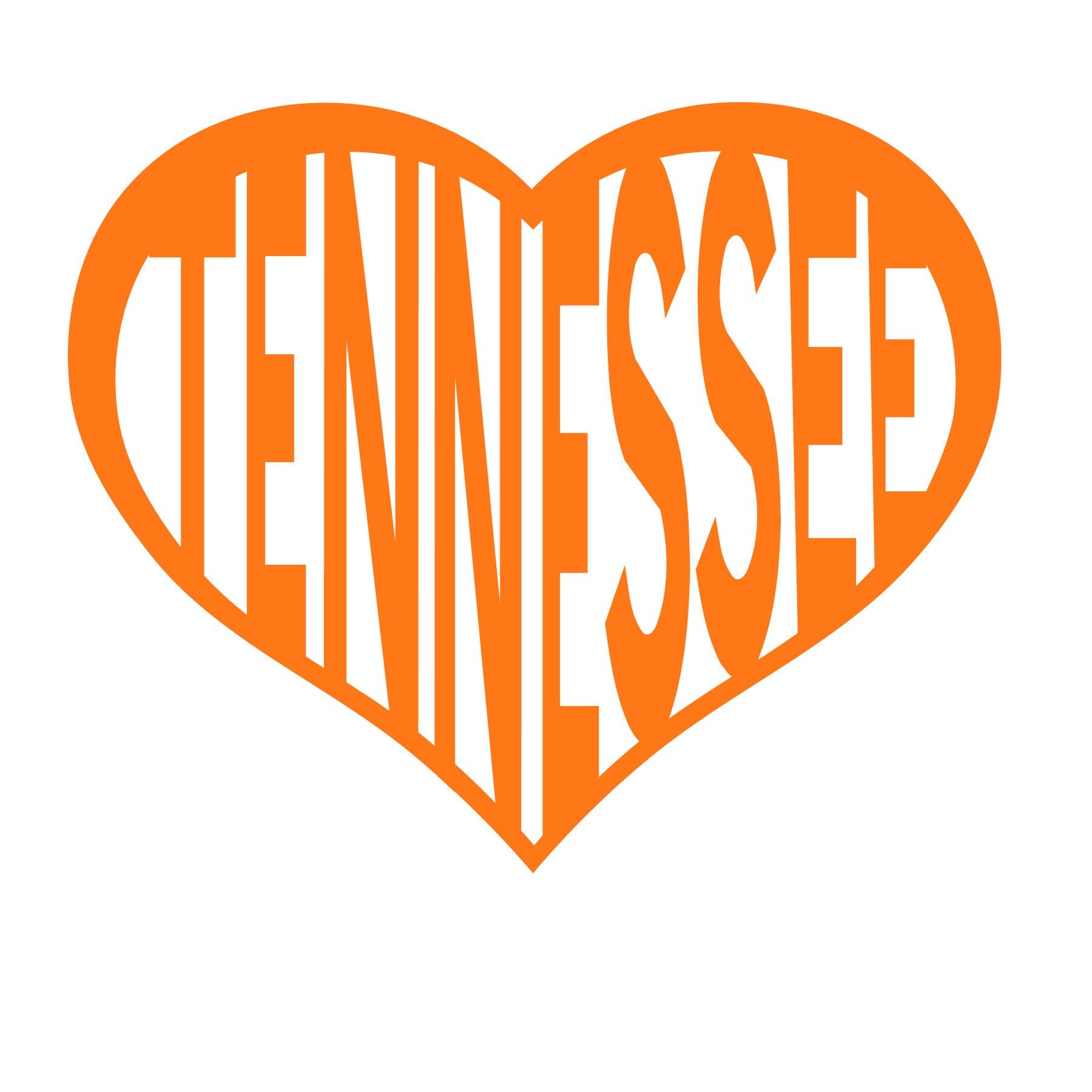 Tennessee SVG Cut Design - Etsy Norway