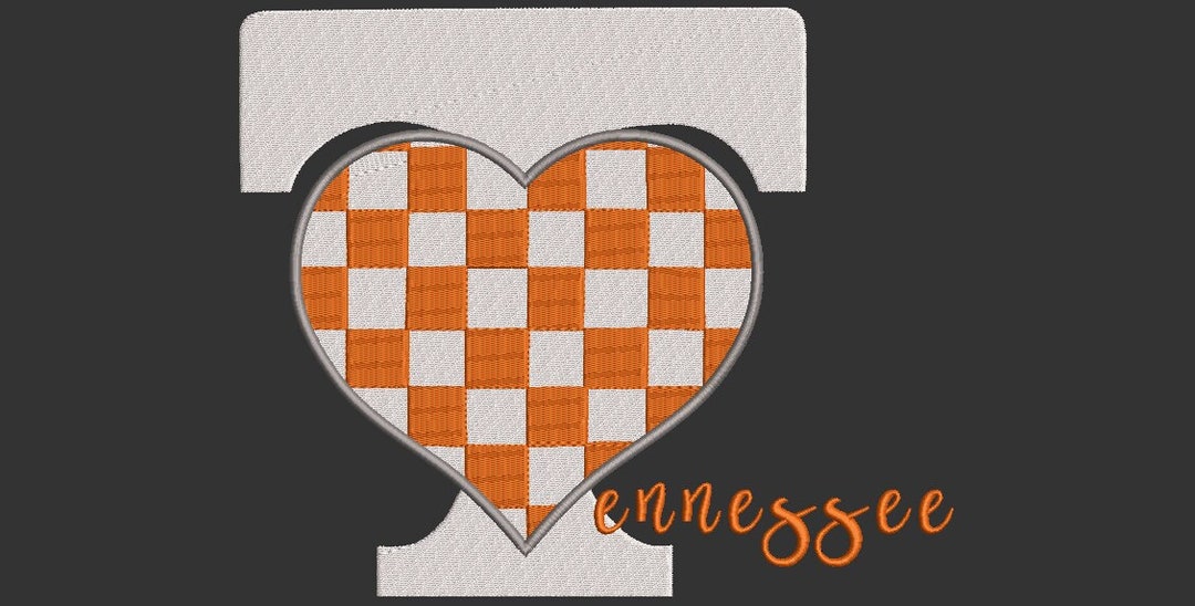 Tennessee Machine Embroidery Design - Etsy