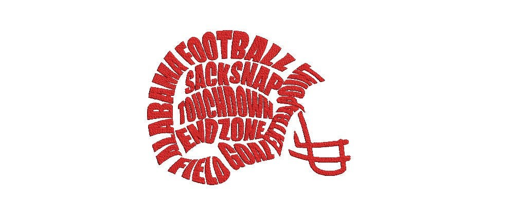 Alabama Machine Embroidery Design - Etsy