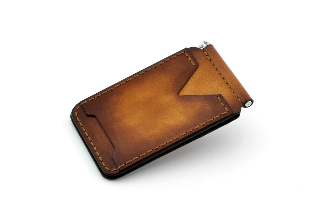 JOY Money Clip Wallet, PERSONALIZED Wallet, Minimalist Wallet, Hand ...