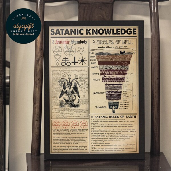 Satanic Art - Etsy