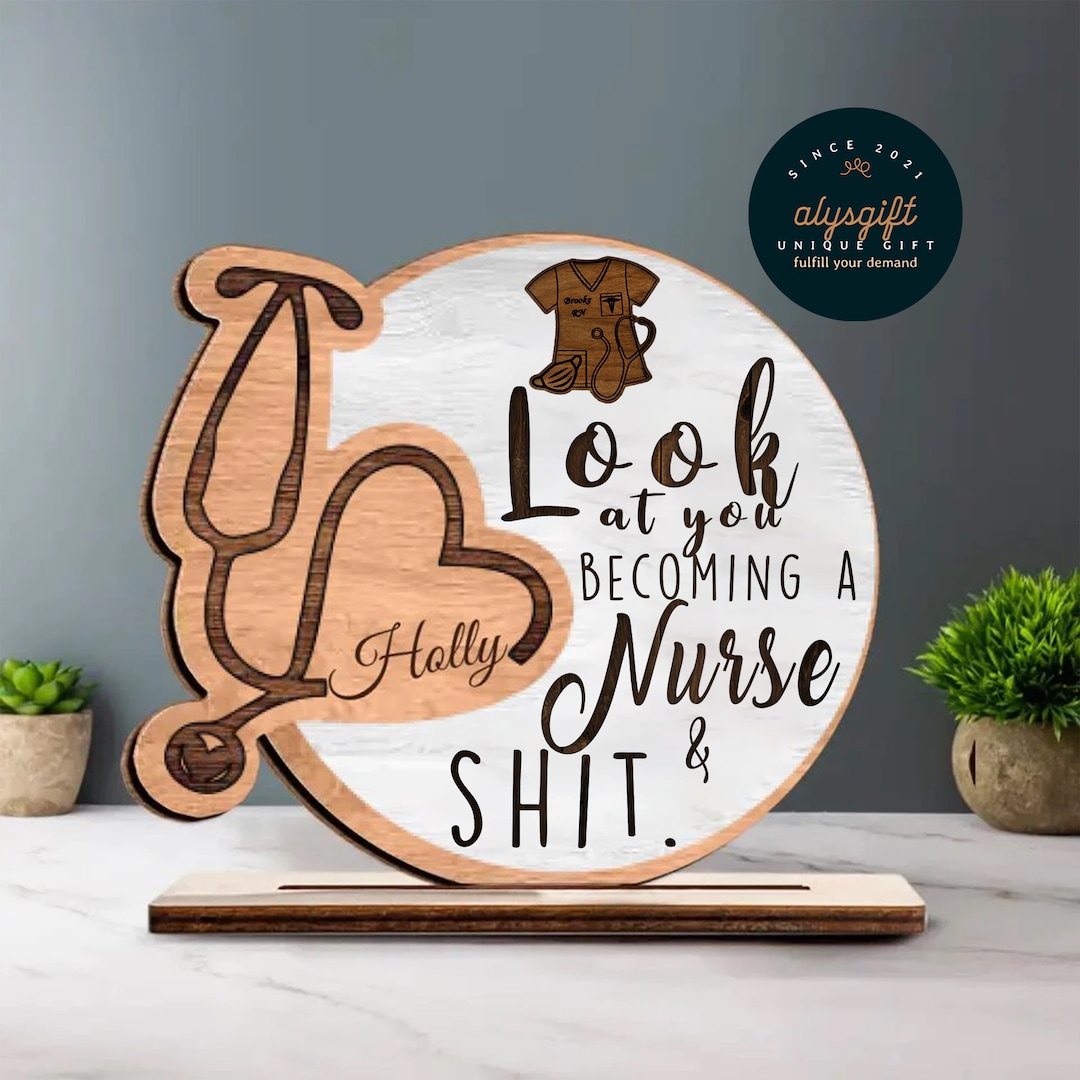 Nurse Graduation Plaque Graduation Gift for Nursing School - Etsy