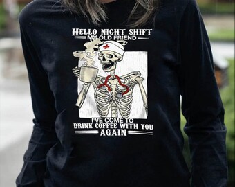 Nurse Skeleton Coffee - Etsy