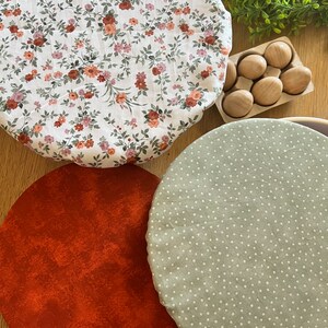 Floral Fabric Bowl Cover Set, Reusable, Washable, Gift for Bakers - Etsy