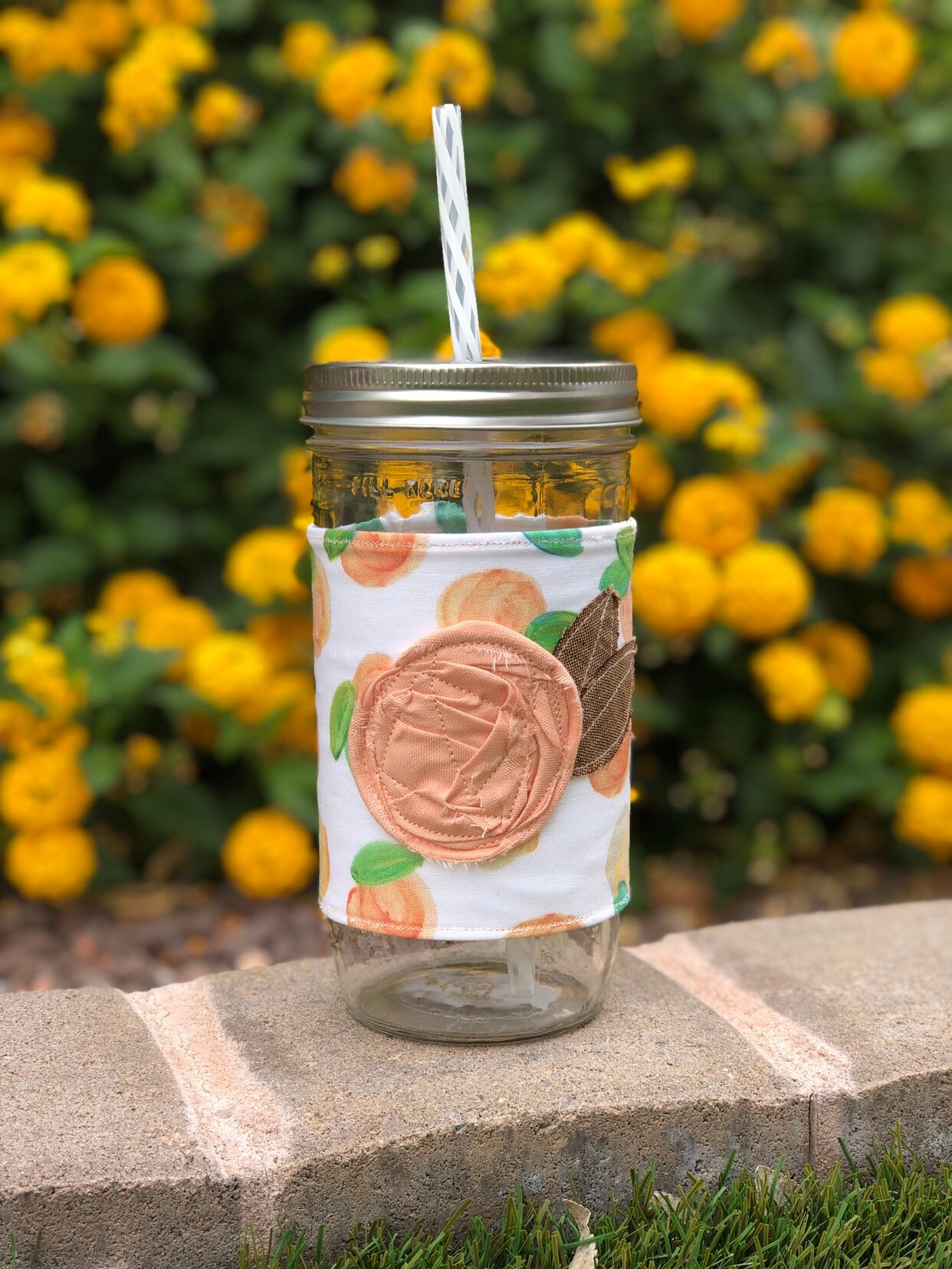 Mason Jar Tumbler //mason Jar Cup// Reusable Cup// Mason Jar | Etsy