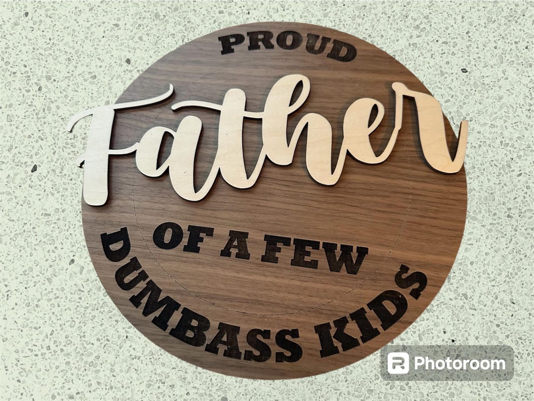 Proud Father Sign - Etsy