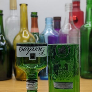 Gordon's Gin Glass Recycled Bottle Glass Gin Lover Gift - Etsy