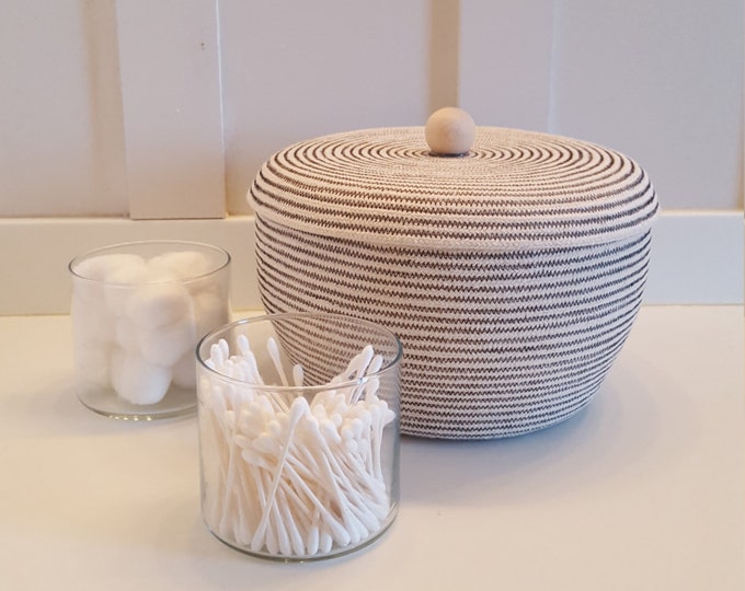Rope Pot With Lid - Etsy