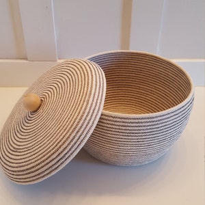 Rope Pot With Lid - Etsy