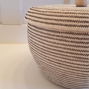Rope Pot With Lid - Etsy