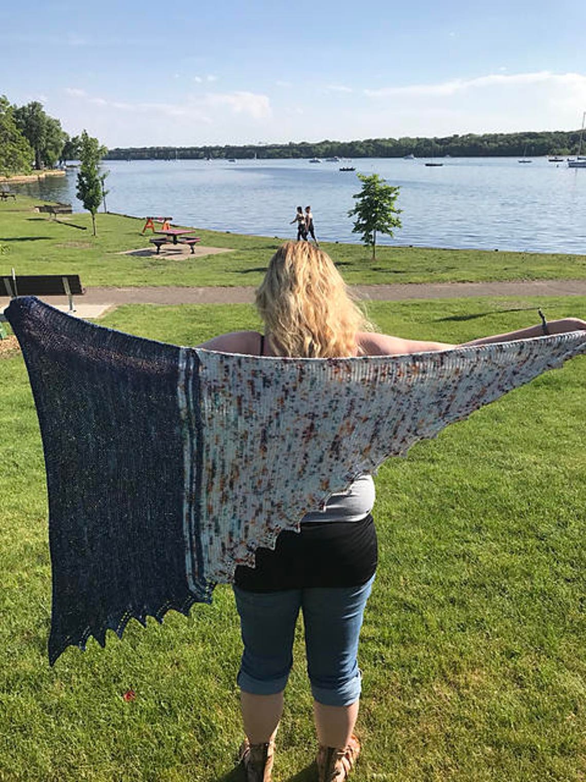 Stone Arch Shawl PATTERN, Knitting Pattern, INSTANT DOWNLOAD, Knitting ...