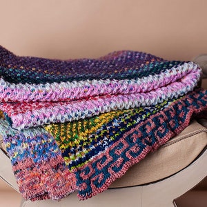 The Snicket Files Blanket PATTERN, Knitting Pattern, INSTANT DOWNLOAD ...