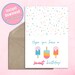 Printable Popsicle Birthday Card, Digital Download - Etsy
