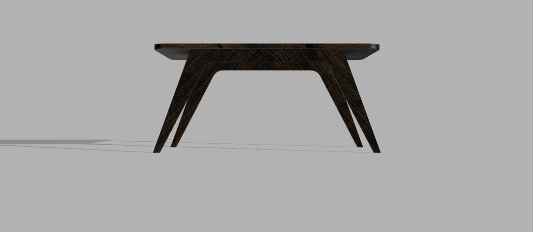 Mid Century Modern Coffee Table Leg Template - Files Only Ai Svg Pdf ...