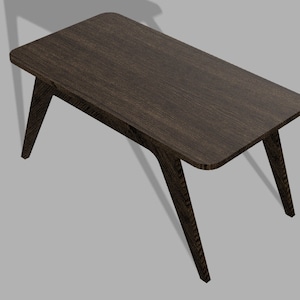 Mid Century Modern Coffee Table Leg Template - Files Only Ai Svg Pdf ...